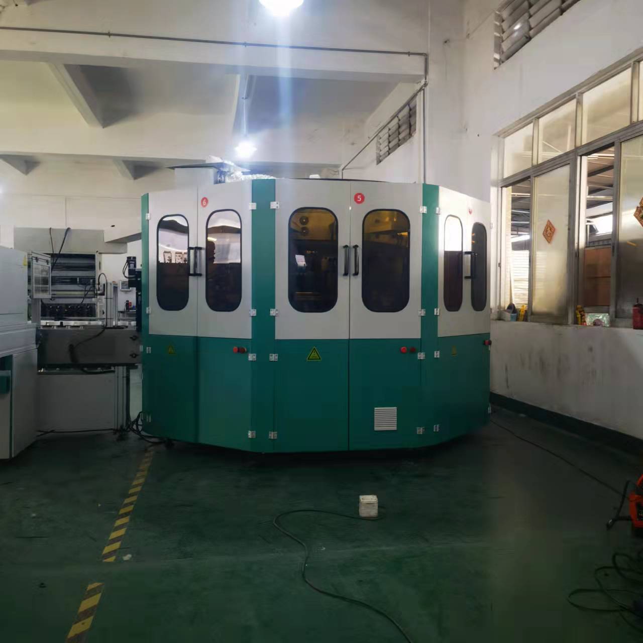 1-8 Color 60 Pcs/Min CNC Container UV rotary Screen Printing Machine