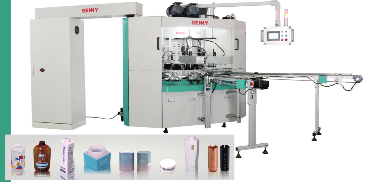 4 Colors Fully Automatic Screen Printing Machine For Glass Tubes 45pcs/Min