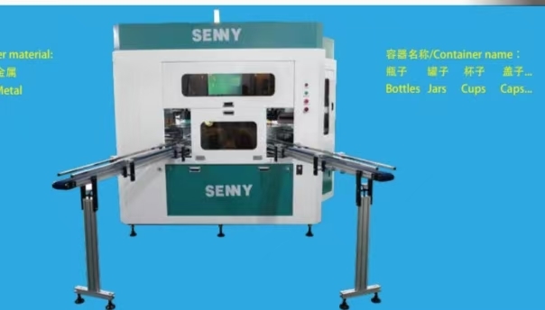 CNC Container Fully Automatic Screen Printing Machine with 360-Degree ...