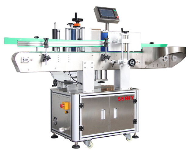 1.2kw Round Bottle Sticker Labeling Machine , 40pcs/Min Automatic ...